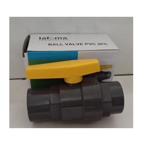 Jual Ballvalve 1 Inch Stop Kran Sambungan Pipa Polos PVC Keran Engkol ...