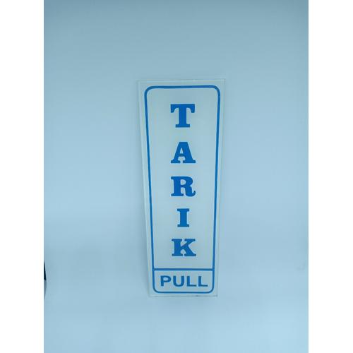 Jual Papan Nama Acrylic Stiker Sign Board Tarik/Dorong - Kab. Bantul ...