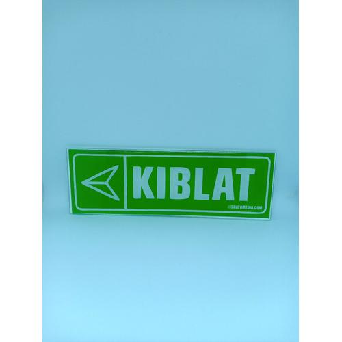 Jual Papan Nama Acrylic Stiker Sign Board Kiblat - Kab. Bantul - shato ...