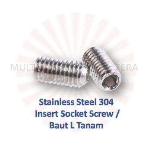 Jual M4 x 12 L Set Stainless Baut L Tanam M4x12 SUS 304Hex Socket Set Screw - Jakarta Barat ...