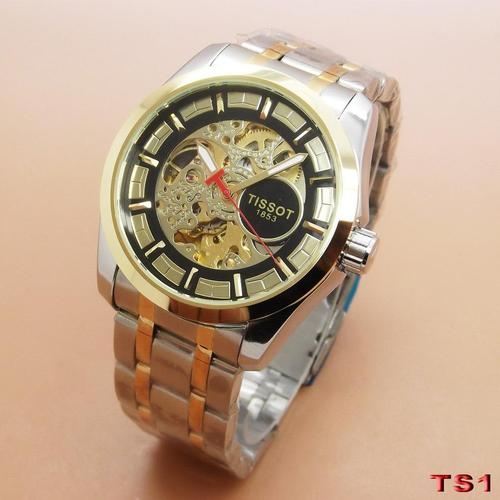 Jual Premium Jam Tangan Pria Rantai Matic (5 Warna) Terbaru - TS1 ...