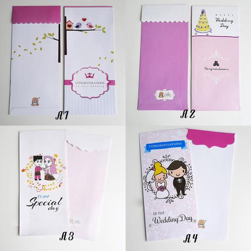 Jual Angpao perkawinan amplop happy wedding day cute angpau pernikahan ...