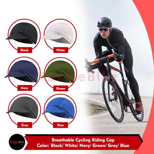 Promo Topi Sepeda Polos Warna Bicycle Cycling Cap Breathable Dry Fit ...