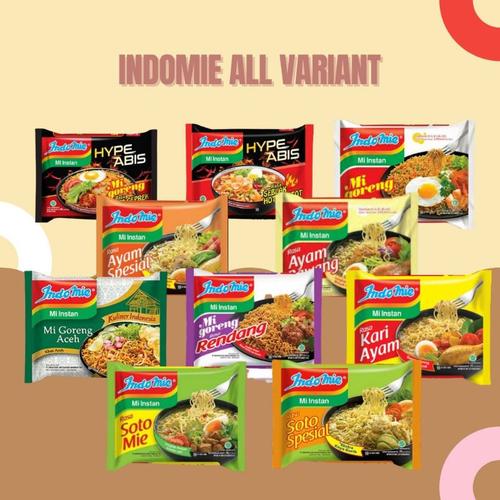 Jual Mi Instan Indomie All Variant-Pembelian Per 5 Pcs - Indomie Goreng ...
