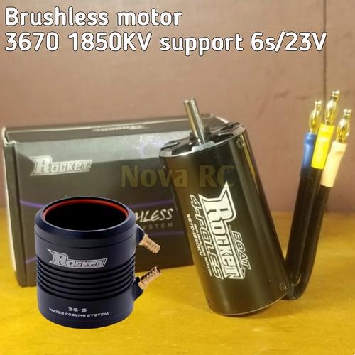 Jual Brushless motor Rocket 3670 1850KV 23V 60.000rpm with water ...