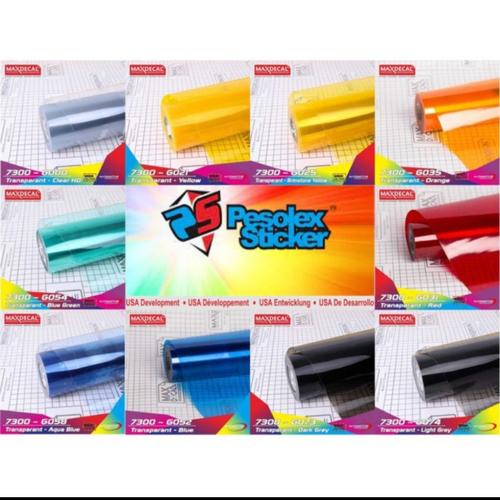 Jual STICKER SKOTLET VINYL TRANSPARAN CRYSTAL(HYBRID)MAXDECAL 45CM X ...