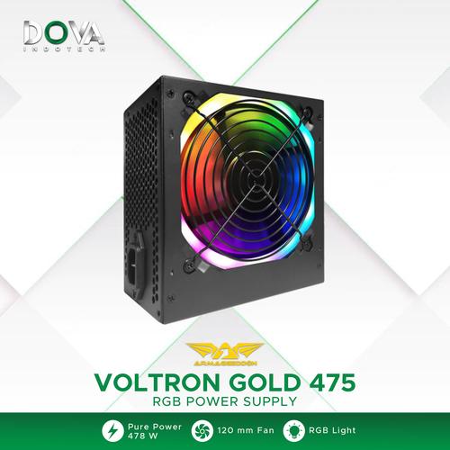 Promo Armaggeddon Voltron Gold 475 RGB Power Supply Unit Silent Fan Warranty - Jakarta Pusat ...