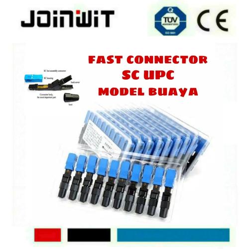Promo FAST CONNECTOR SC UPC 1 PACK / fast konektor sc upc biru 10pcs ...