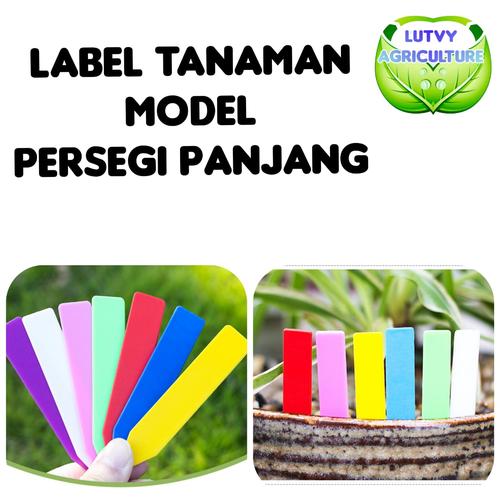Jual Label tanaman model persegi panjang - Hijau, 1cm X 5cm - Kab ...