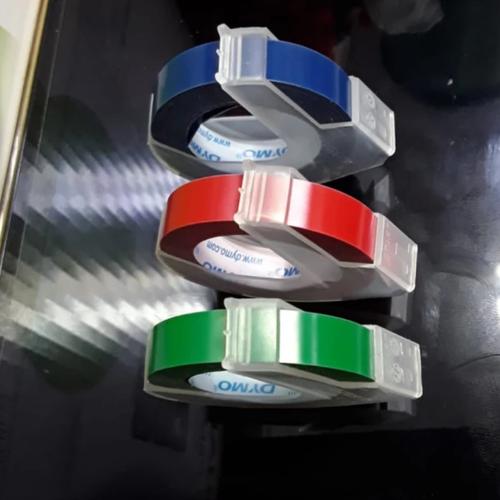 Jual DYMO PITA LABEL EMBOSS 9 MM X 3 METER REFILL 1610 TAPE ISI ULANG ...