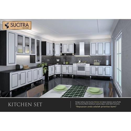 Jual Kitchen Set / Lemari Gantung Dapur Ananta 2 Pintu Rak Bumbu - 3 ...
