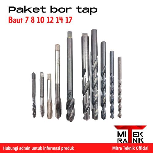 Jual Paket pembuat drat bor dan tap untuk baut 7 8 10 12 14 17 M4-M12 - Baut 14 - Kab. Kebumen ...