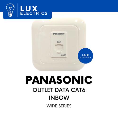 Jual Outlet/Soket Data/LAN CAT6 Inbow PANASONIC Wide Series - Kota ...