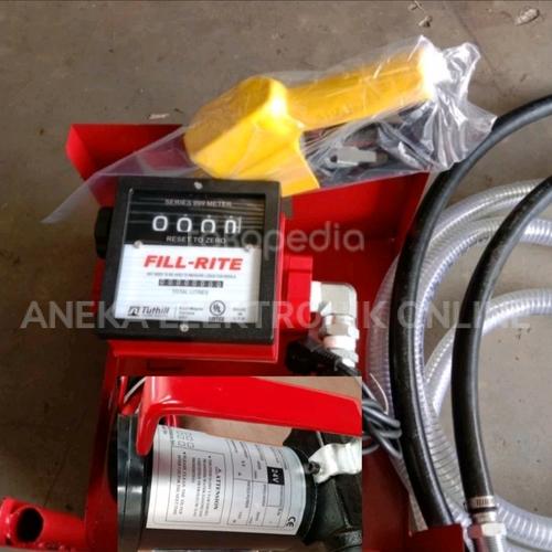Jual Paket Pompa Transfer Solar BBM Flow meter Analog Manual Fill-Rite ...