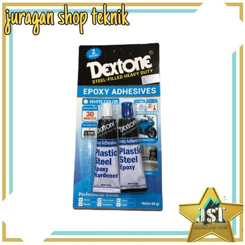 Jual DEXTONE PLASTIC STEEL WHITE 2 HOURS LEM BESI EPOXY - Jakarta Barat ...