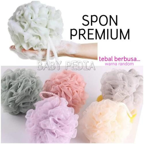 Jual Spon Mandi Busa / Shower Puff Lembut / Bath Sponge Mandi PREMIUM ...