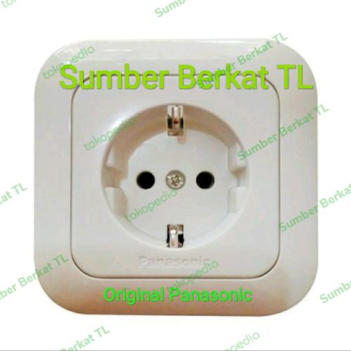 Jual Stop Kontak Panasonic WEJP1131 Non CP wide series WEJP 1131 ...
