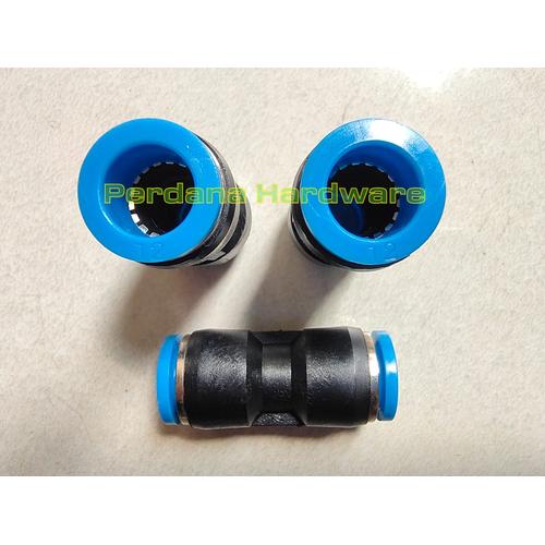 Jual Fitting Angin PU 12mm Air Socket Angin 12mm Fitting Pneumatic 12mm ...