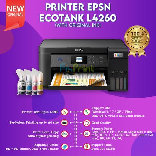 Promo Printer Epson L4260 A4 WiFi Duplex All in One Ink Tank Printer ...