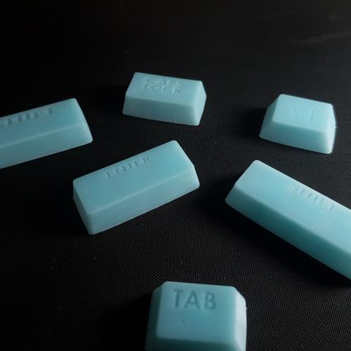 Jual Artisan Keycaps Custom - Mechanical Keyboard - Trans. Green - Kab ...