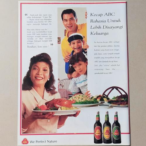 Jual Iklan jadul Kecap ABC - iklan cetak original dari majalah thn 1994 ...