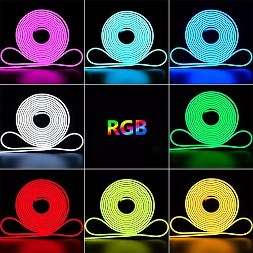 Jual Lampu Neon Flex 12V 5 Meter 5M RGB LED Warna Warni Potong Per 2 ...