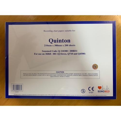 Jual Kertas EKG / Paper ECG QUINTON 210mm x 300mm x 200 sheets Sonomed ...