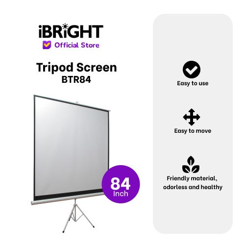 Jual iBright Tripod Screen BTR84 84 Inch Ukuran 213x213 - Jakarta Pusat ...