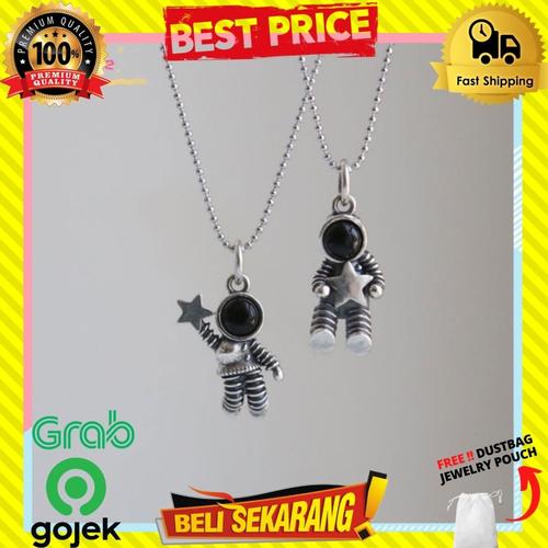 Promo KALUNG RANTAI PRIA WANITA COUPLE DESAIN ASTRONOT KOREA PREMIUM K262 - ASTRONOT#1 - Kota ...