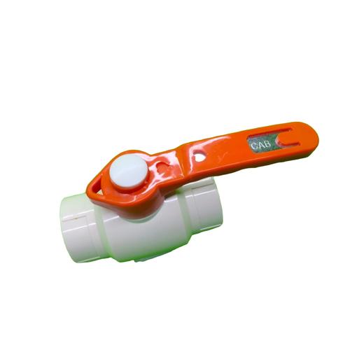 Jual Ballvalep Ball Valve PVC 1 inch Gagang Stainless Stop Kran Putih CAB - Jakarta Utara ...