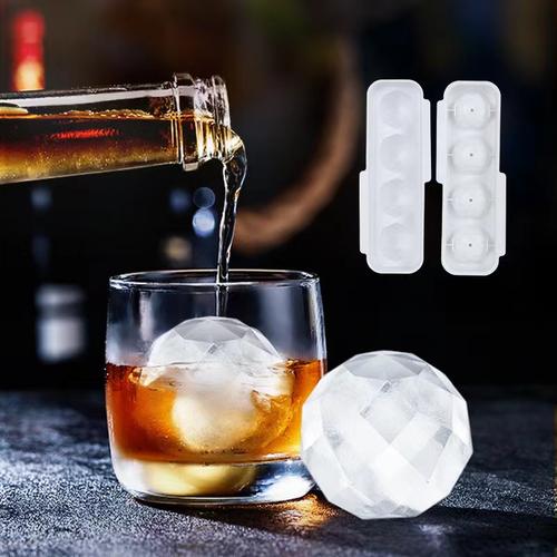 Jual Cetakan es batu bulat Ice ball maker Whiskey iceam 4 and 15 cube ...