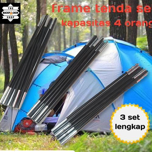 Jual Paket Frame tenda 4P magnum 4 java 4 Borneo 4 Terra 45 Bestway ...