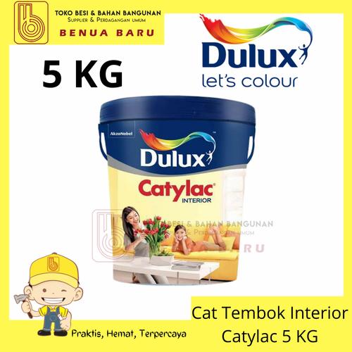Jual Cat Tembok Dulux Catylac Interior 5 KG / Cat Tembok Interior ...