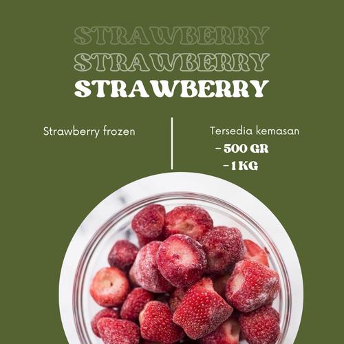 Jual strawberry frozen premium/strawberry buah beku - 500g - Kota ...