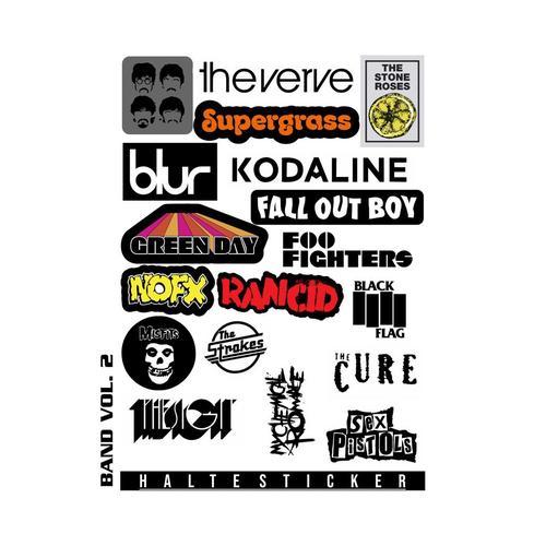 Jual STICKER BAND V.2/STICKER PACK/STICKER DEKORASI/LAPTOP/CASE HP ...