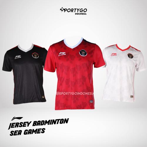 Jual Jersey Badminton Li-Ning Sea Ganes Original / Kaos Baju Lining ...