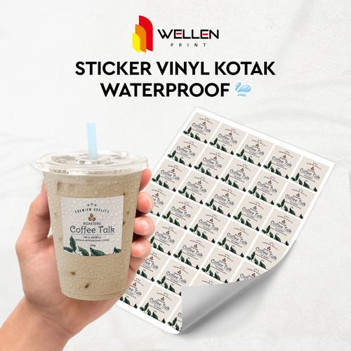 Jual Cetak Sticker Label Vynil Kotak Print Stiker Lebel Waterproof ...