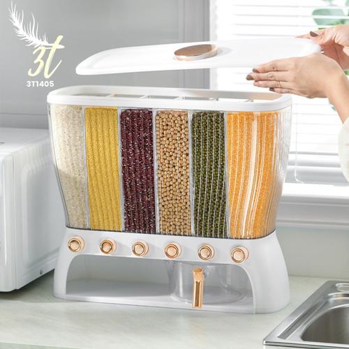 Jual READY Ylva MultiGrain Dispenser Container / Tempat Beras ...