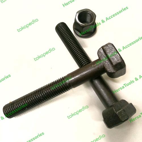 Jual Baut TT Slot + Mur| T Slot bolt M16X125 | M16X150 Baut Clamp ...