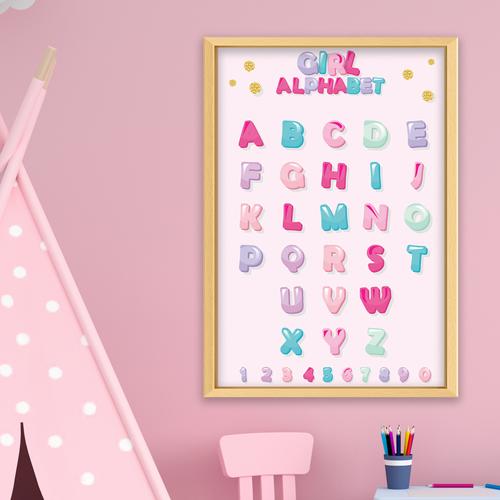 Jual Poster Edukasi Belajar Anak TK PAUD Huruf Abjad Alfabet ABC ...