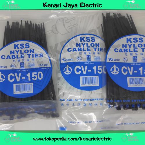 Jual Kabel Ties CV 3.6 x 150 KSS / Cable ties 150 / Tali ties - Putih - Jakarta Pusat - Kenari ...