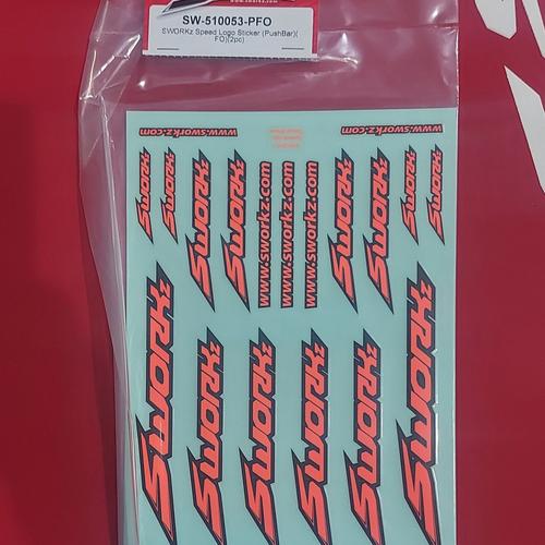 Jual SWORKz Speed Logo Sticker model Push Bar - Orange - Kota Medan ...