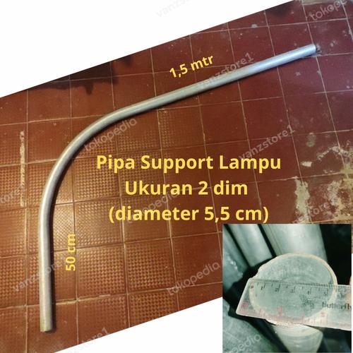 Jual Pipa Tiang Ornamen Stang Support Lampu Jalan PJU 2 dim - Kota ...