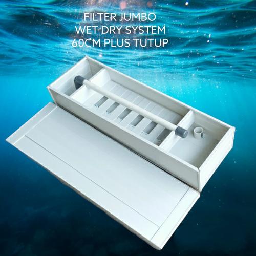 Jual filter talang aquarium 60 cm wet dry jumbo plus tutup - Abu-abu ... Jual filter talang aquarium 60 cm wet dry jumbo plus tutup - Abu-abu ...