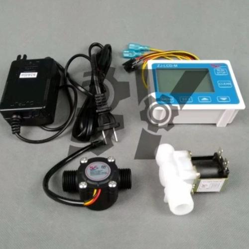 Jual Digital Flow Meter Control Komplit Set 1/2 "+Sensor+Solenold ...