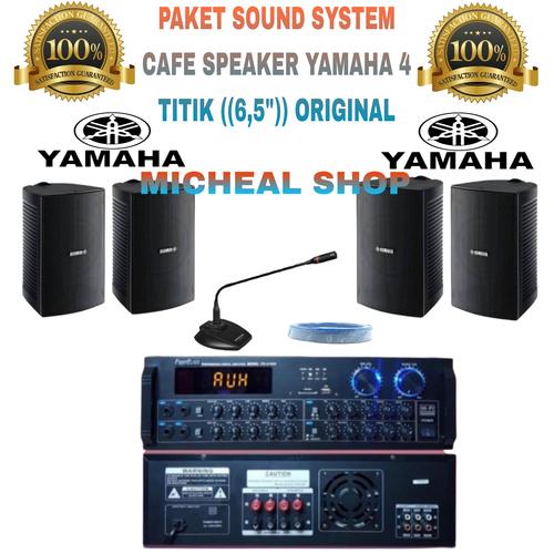 Jual PAKET SOUND SYSTEM CAFE RESTO SPEAKER YAMAHA VS 6 / 4TITIK +AMPLIFIER - Jakarta Barat ...
