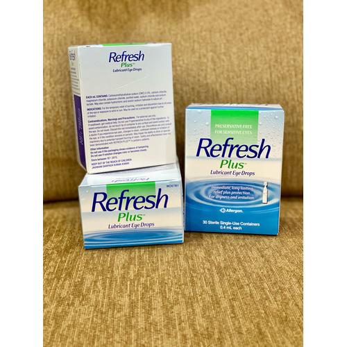 Jual Refresh plus eye drops Refresh plus lubricant eye drops 30 sterile ...