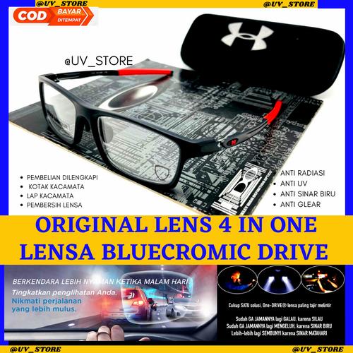Jual KACAMATA SPORTY TERBARU LENSA BLUECROMIC ANTI RADIASI 3 IN ONE ...