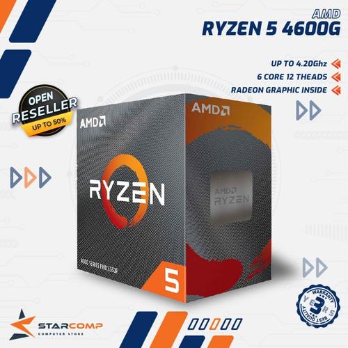 Promo AMD Ryzen 5 4600G Box Processor 6 core 12 threads 4600G Cicil 0% 3x - Kab. Banyumas ...