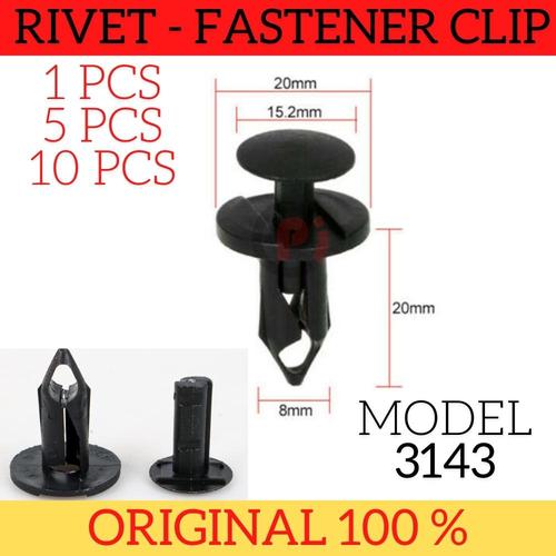 Jual Baut Rivet 3143 Klip Mobil Motor Car Push Pin Fasteners Clip 20 x ...